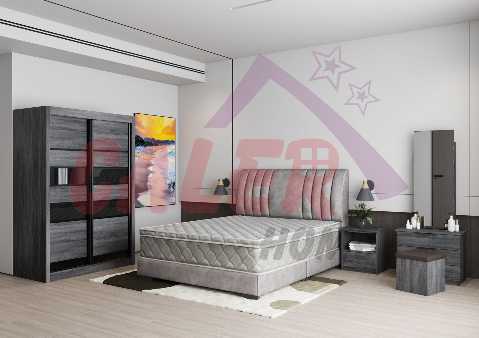 LOGAN BEDROOM SET – CALER HOME
