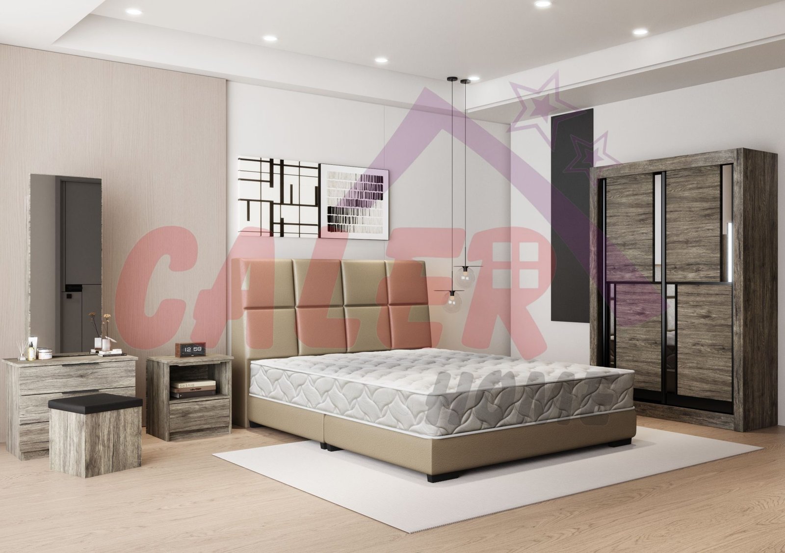 GIAN BEDROOM SET – CALER HOME